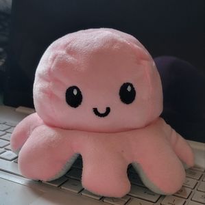 Toys | Reversible Plush Octopus Double Sided Flip Octopus Show Your ...